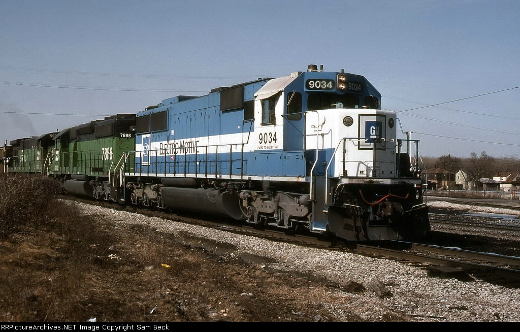 EMDX 9034, BN 7886, and BN 5570